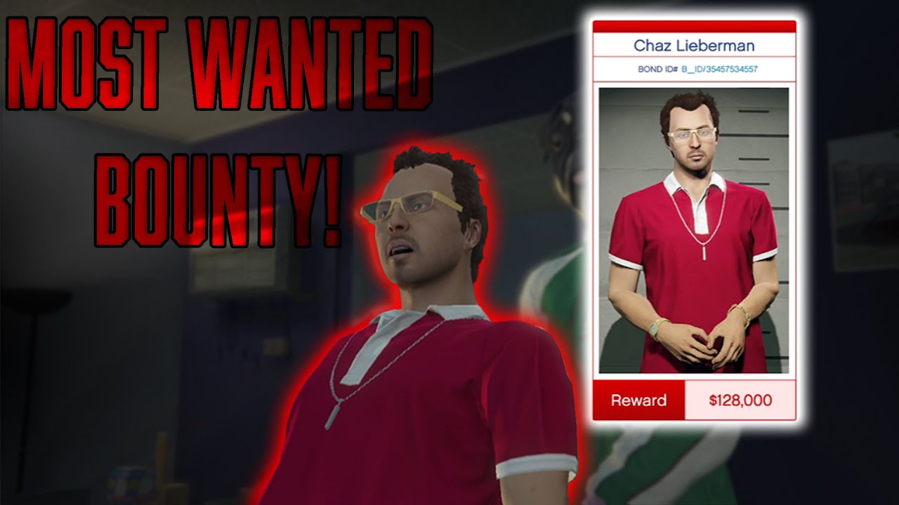 GTA Online Most Wanted Bounties - Target #4 (Chaz Lieberman) - YouTube