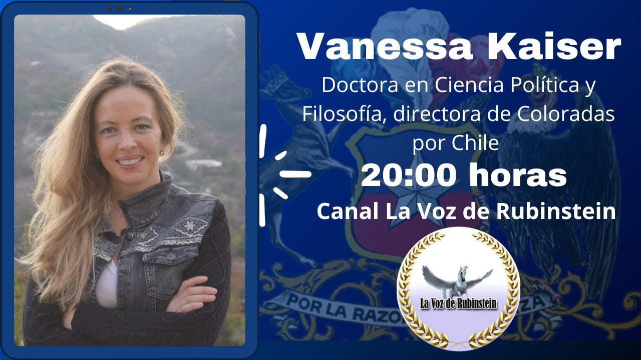 Hoy Vanessa Kaiser, Doctora en Ciencia Política y Filosofía, directora ...