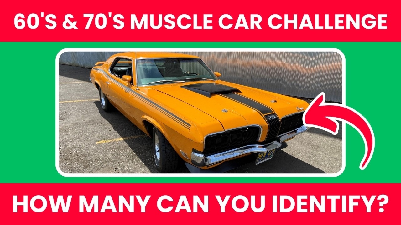 Can You Name These Legendary Muscle Cars in 10 Seconds? | Classic car ...