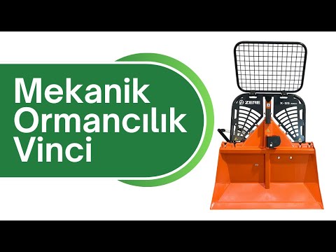 X-55 MEC Mekanik Tomruk Çekme Vinci #forstseilwinde #forestrywinch #ormancılık
