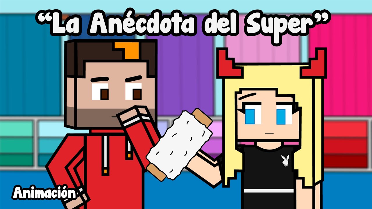 Auron y Biyin roban en un super - Animación de Minecraft - YouTube