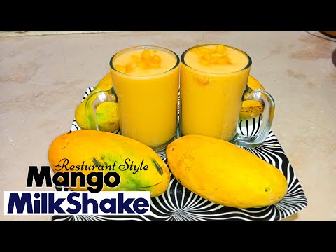 Mango Milkshake Restaurant Style Full recipe by Hani Kitchen