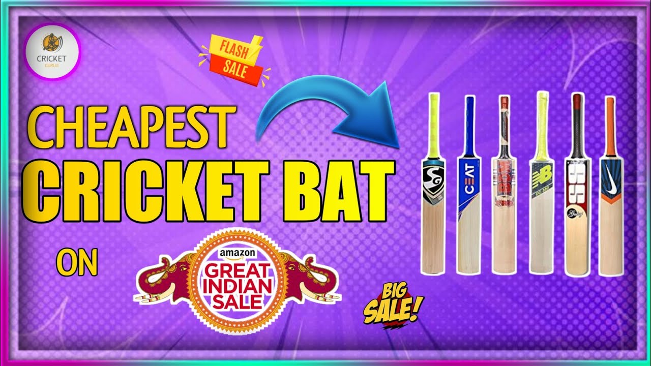 Cheapest Cricket Bat on Amazon Great Indian Sale🏏 - YouTube