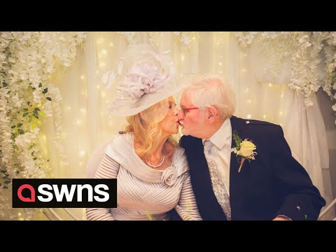 Lovebirds tie the knot in their 80s after they met on Plenty More Fish dating website | SWNS