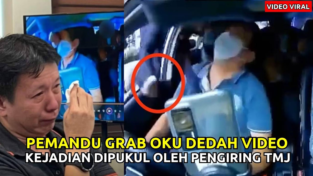 TULAR VIDEO BUKTI PEMANDU GRAB OKU DIPUKUL.PENGIRING TMJ - YouTube