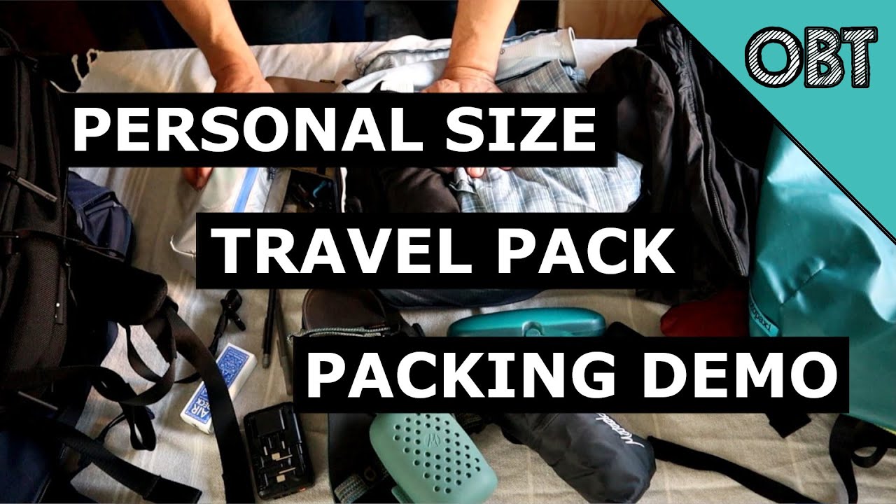 Packing Demo: Best Personal Item Sized Travel Packs - YouTube