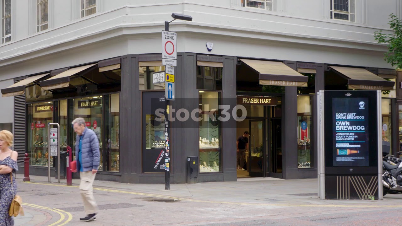 Fraser Hart Jewellers On St.Ann's Street In Manchester, UK - YouTube