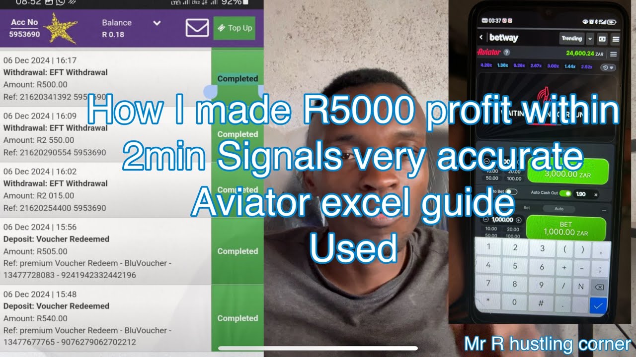How I made R5000 profit within two minutes on Aviator | Aviator ...