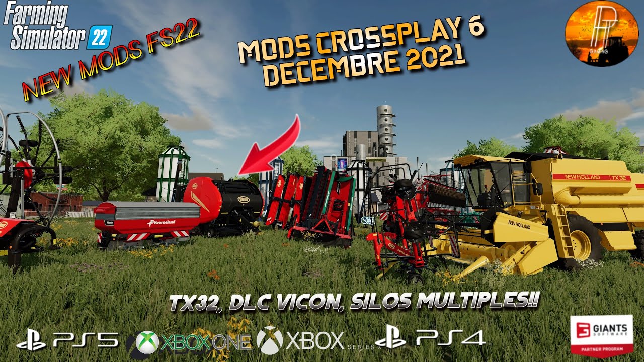 [NEW MODS FS22] TX32, FAST BALE, SILOS MULTIPLES (DLC VICON) SUR PS5 ...