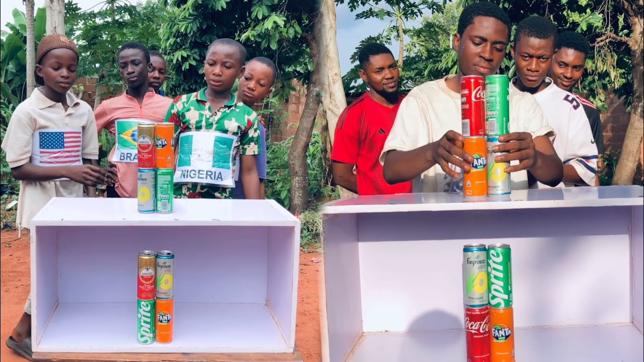 Drink Matching Challenge Kids vs Adults | Who’s Smarter? - YouTube