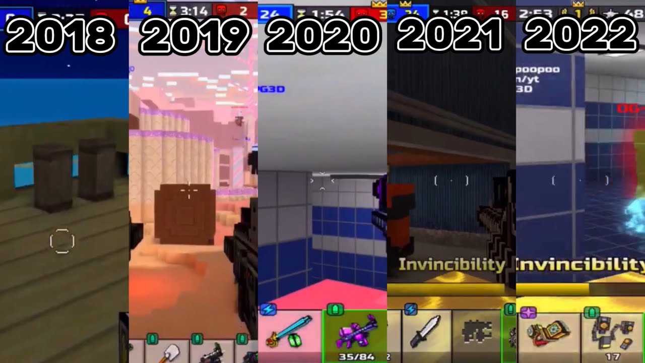 My Evolution of Gameplay 2018-2022 | PG3D - YouTube