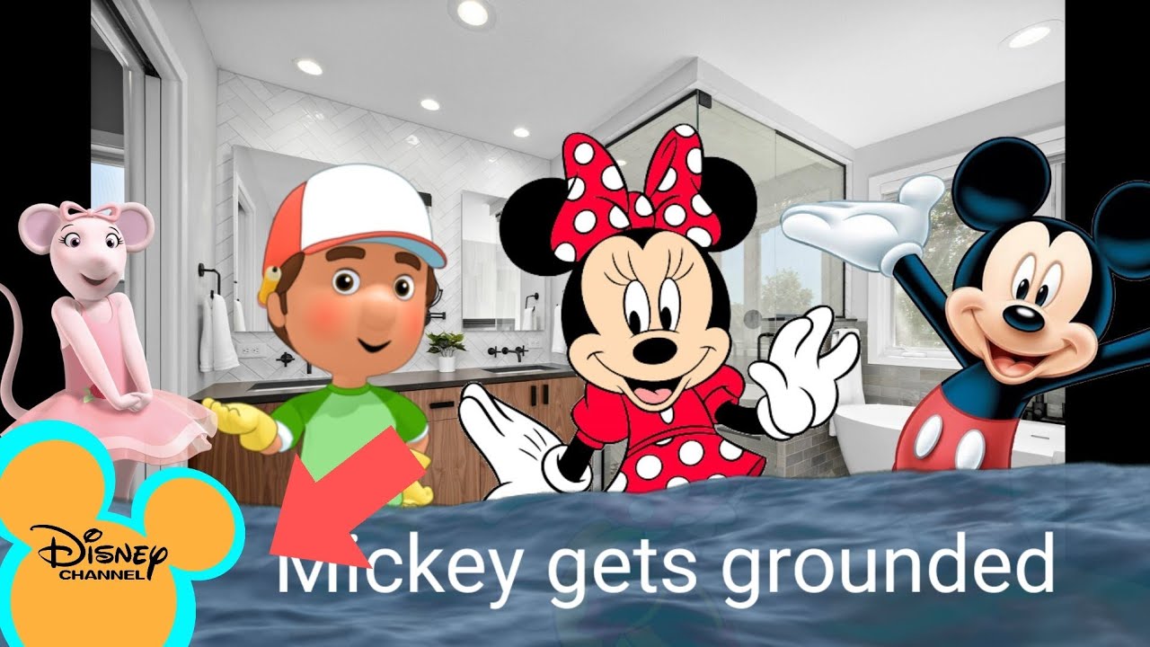 Mickey floods the house And gets grounded | Mickey Mouse Gets Grounded ...