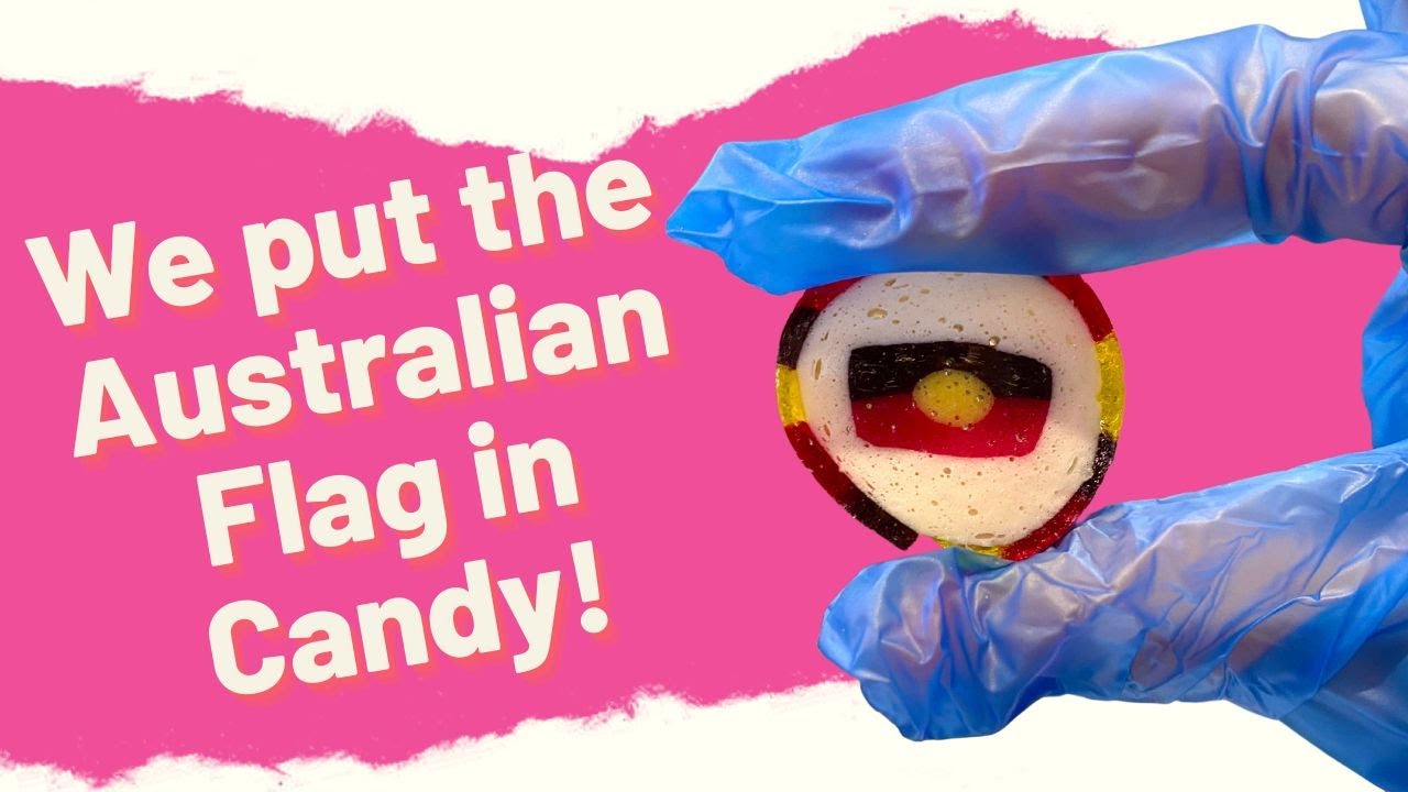 Putting The Aboriginal Flag In Candy! - YouTube