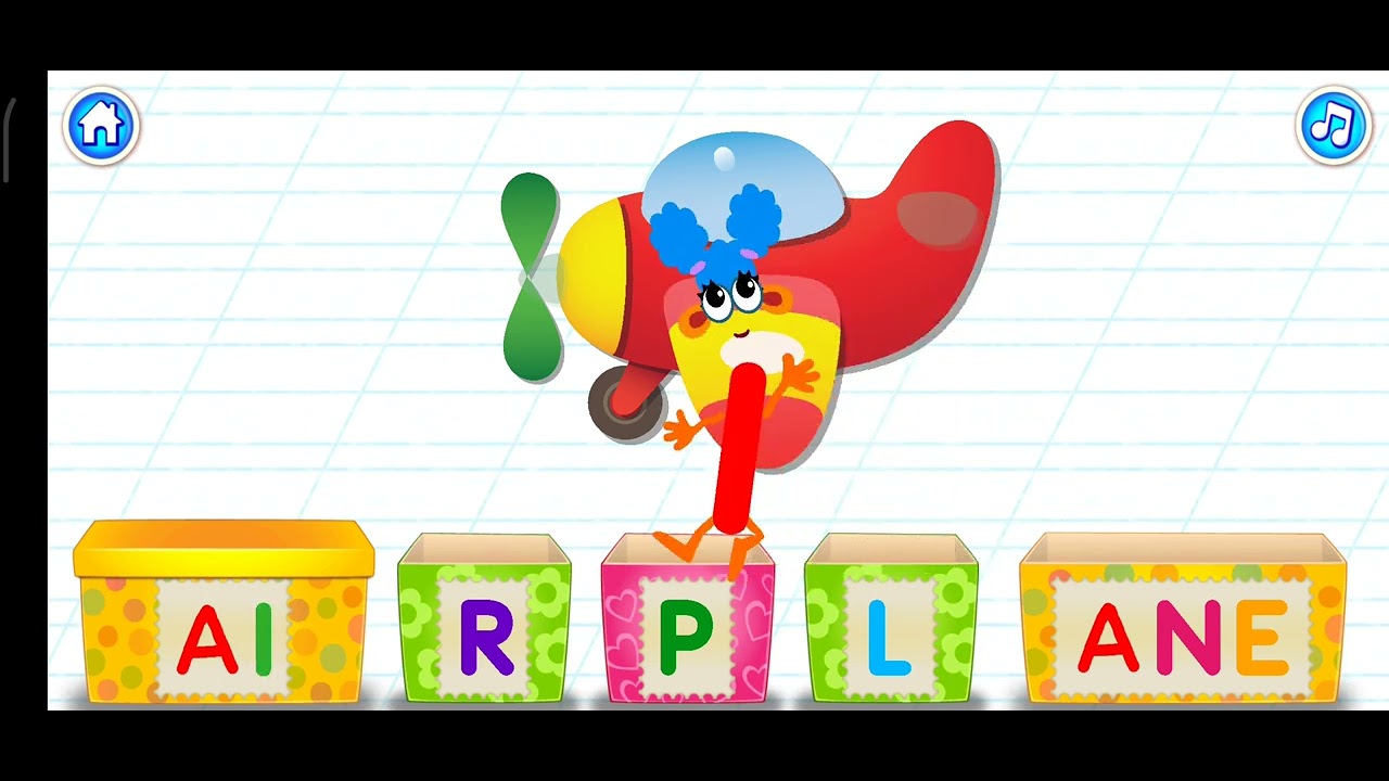 Mari belajar menulis huruf A dan mengeja kata by binibambini | Abc Kids ...