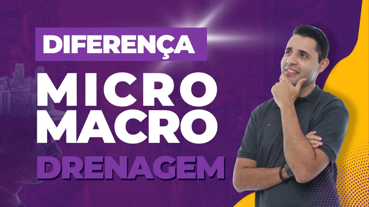 DRENAGEM URBANA | Micro e Macrodrenagem e suas diferenças - YouTube