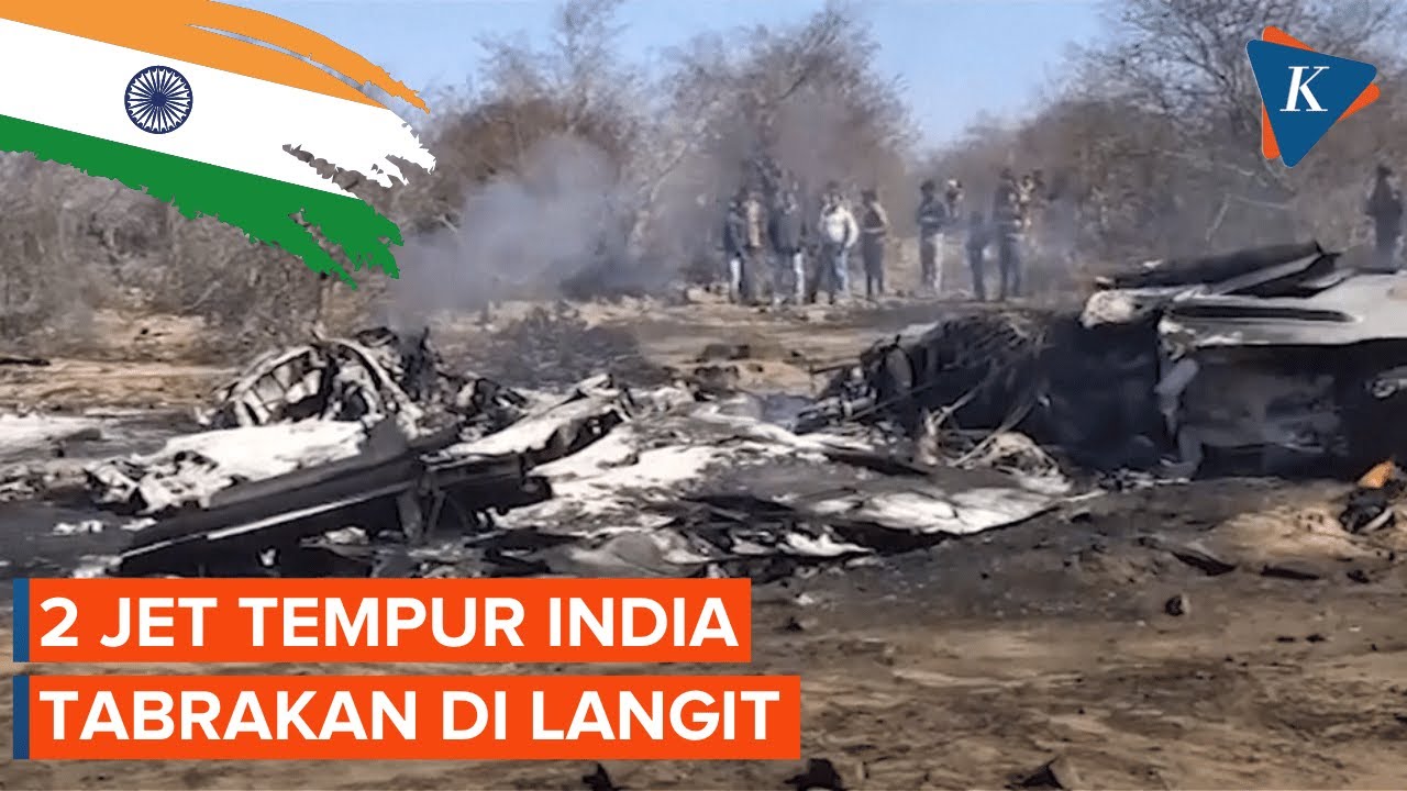 2 Jet Tempur India Tabrakan di Langit - YouTube