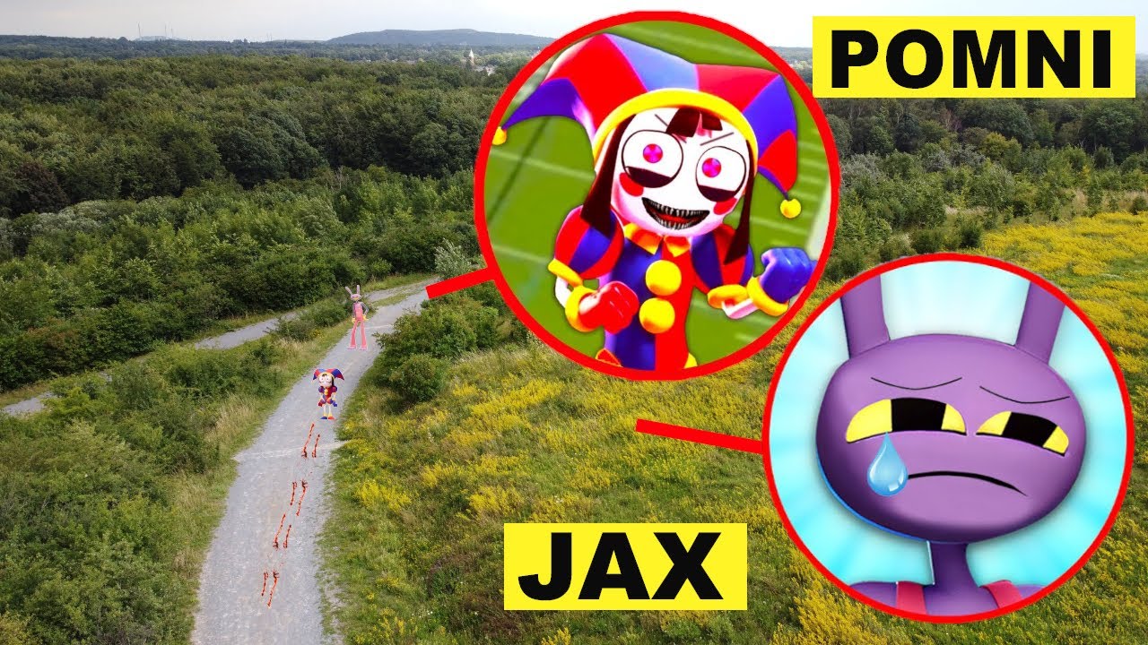 Drohne überwacht POMNI & JAX aus der UNGLAUBLICHE DIGITALE ZIRKUS IN ...