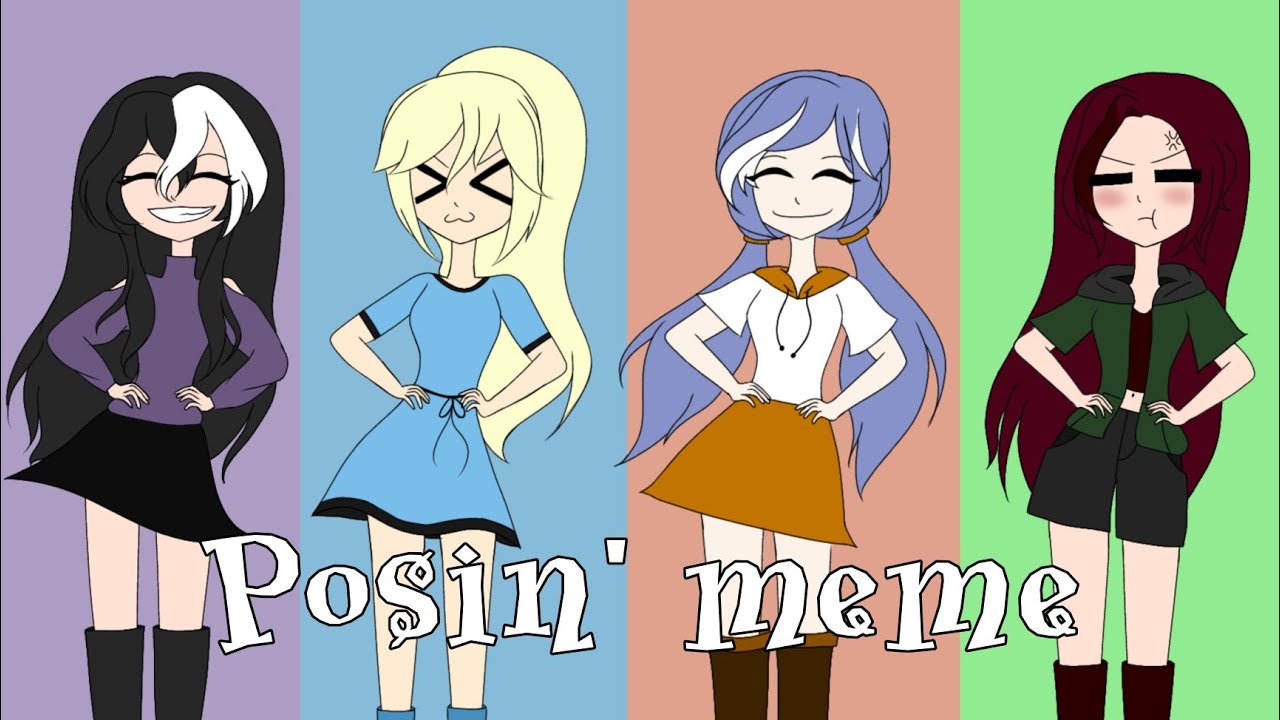 Posin meme | Animation meme - YouTube