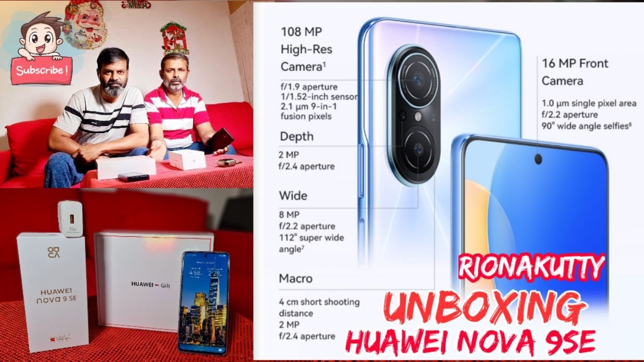 Huawei nova 9 SE / Unboxing and First Impressions/ And video & Photos ...