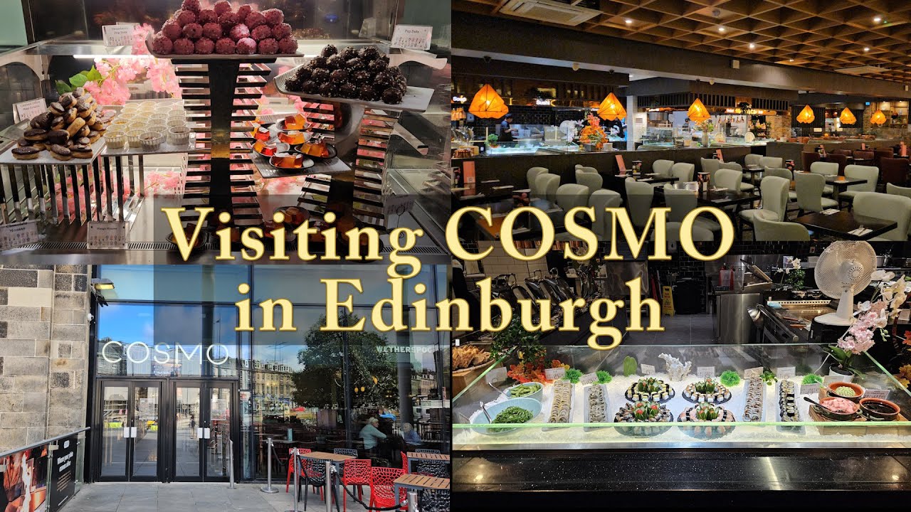 Visiting COSMO Restaurant in Edinburgh! | Vlog #15 - YouTube