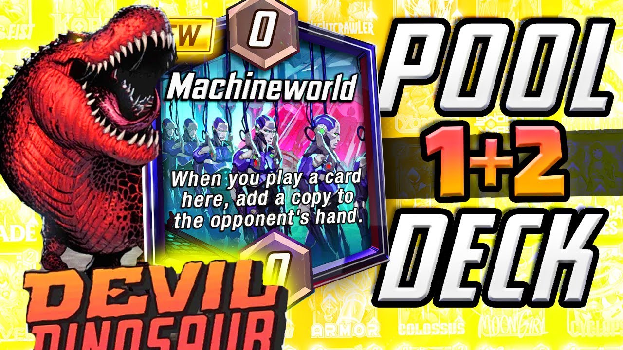 THIS DEVIL DINO DECK is PERFECT FOR MACHIN WORLD in MARVEL SNAP - YouTube