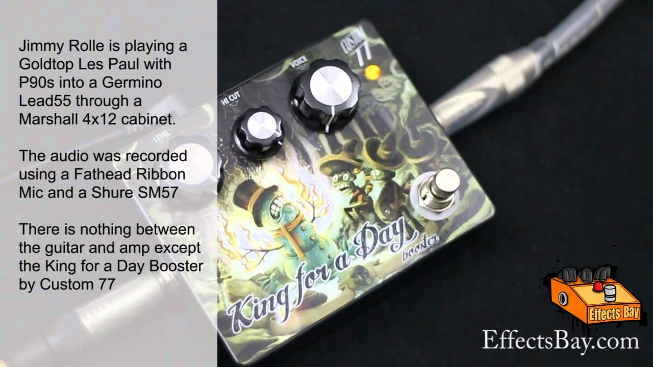 Custom 77 King for a Day Booster Demo - YouTube