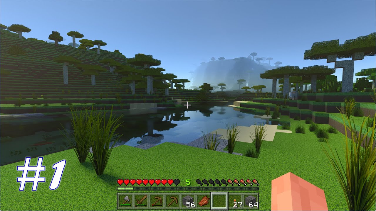 RTX 2080 Ti | Minecraft Gameplay Walkthrough #1 | Realistic Graphics ...