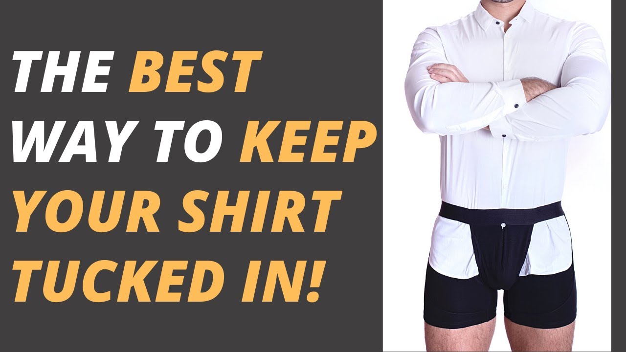 How To Keep Your Shirt From Coming Untucked - YouTube
