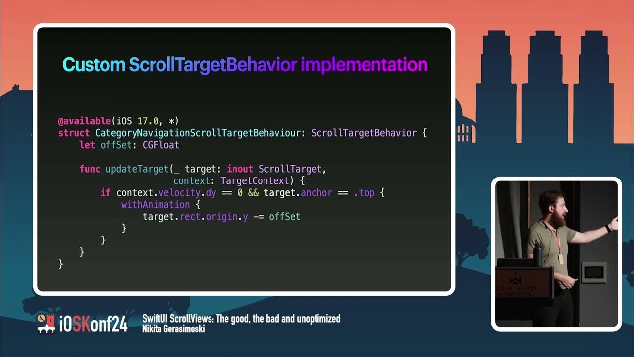 Swiftui Scrollviews The Good The Bad And Unoptimized Ioskonf24 Nikita Gerasimoski Youtube