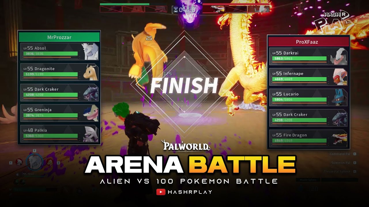 🔥FINALLY🔥MOST POWERFUL POKEMON ARENA BATTLE PALWORLD🔥#pokemon #palworld ...