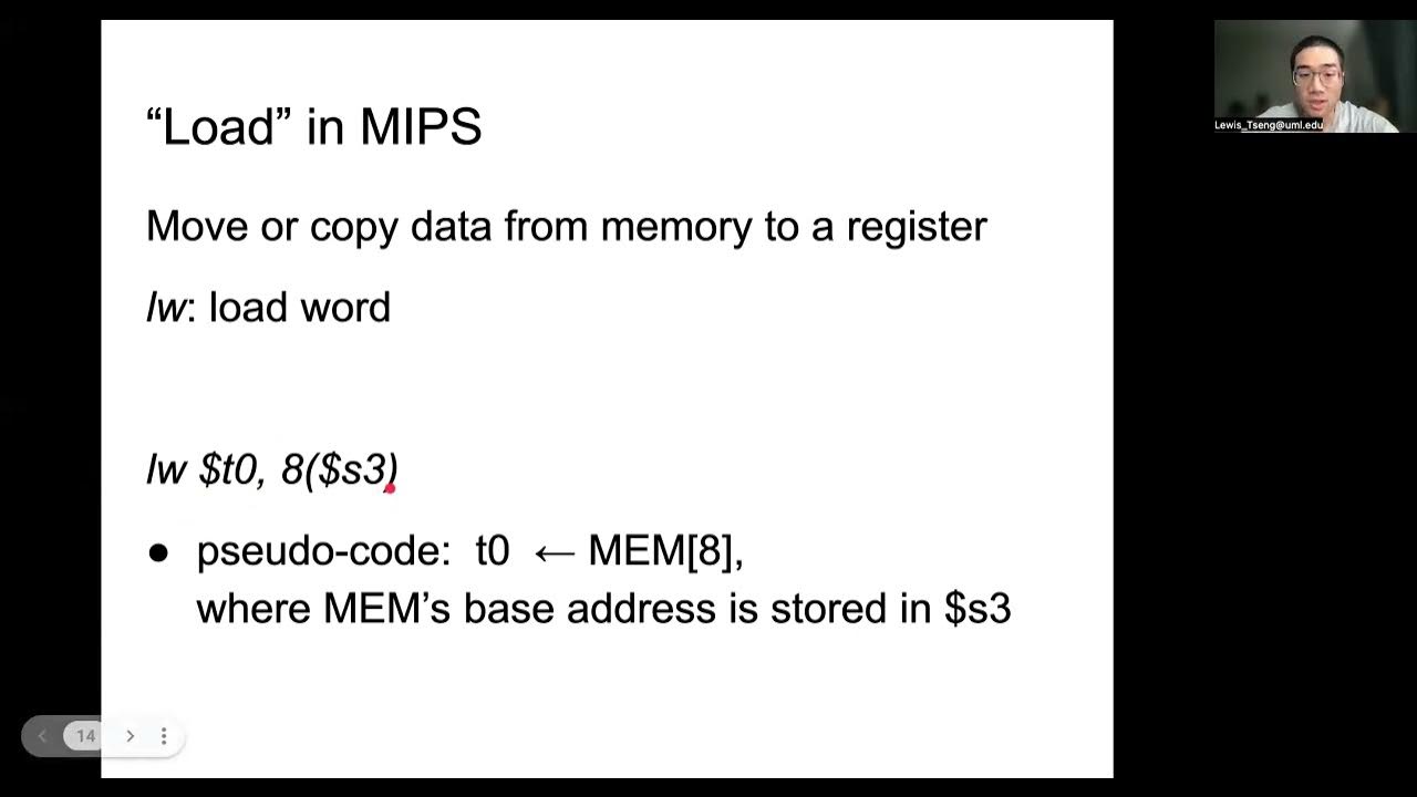 2. MIPS: Operations and Operands - YouTube