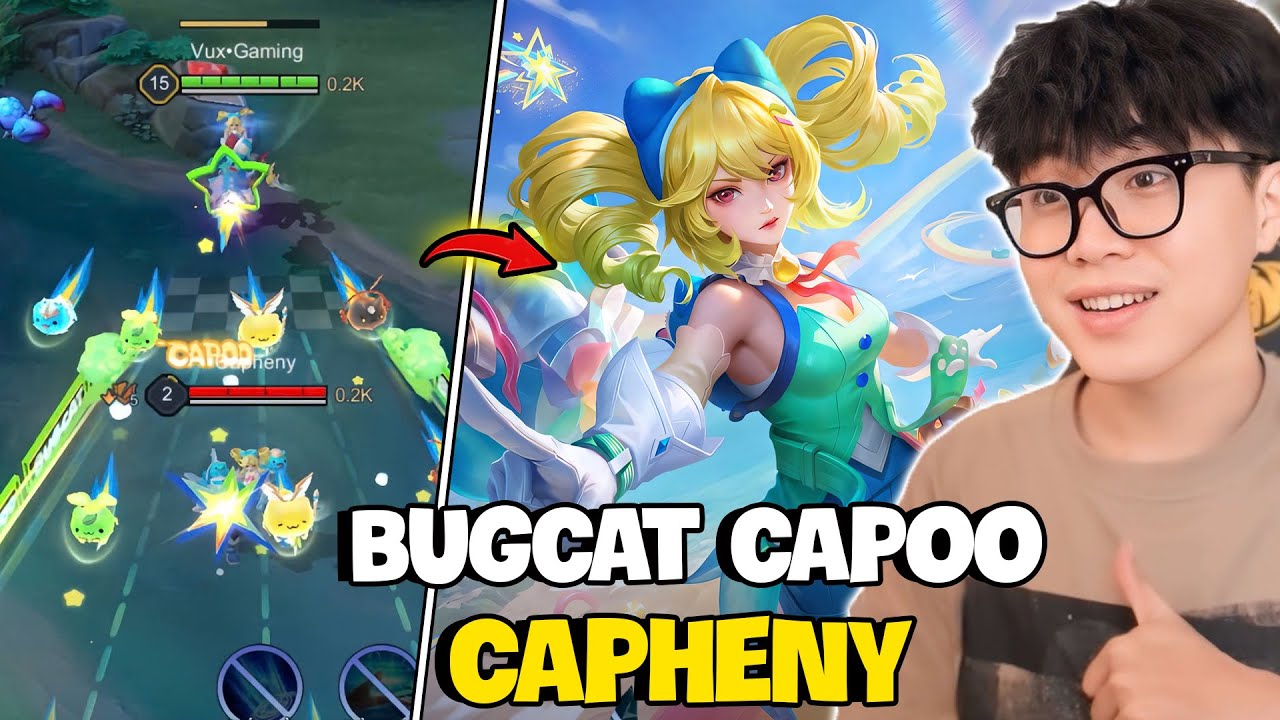 VUX TEST SKIN MỚI CAPHENY BUGCAT CAPOO VÀ D'ARCY BÁC SĨ THÚ Y LEO RANK ...