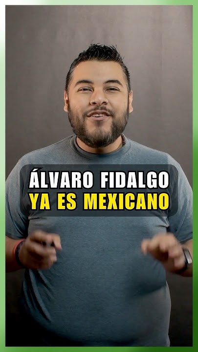 Fidalgo ya es mexicano y levanta la mano para el Tri #alvarofidalgo #futbol #seleccionmexicana ...