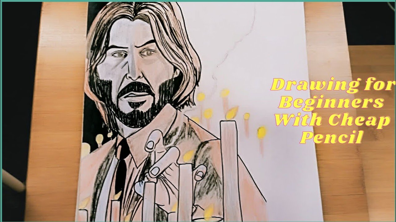John Wick Pencil Sketch: A Masterpiece of Realism