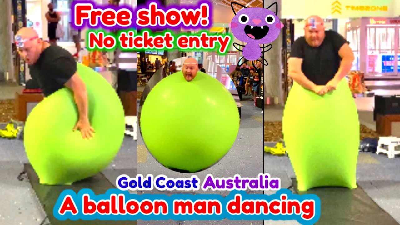 “A Balloon Man Dancing” Gold Coast Australia - YouTube