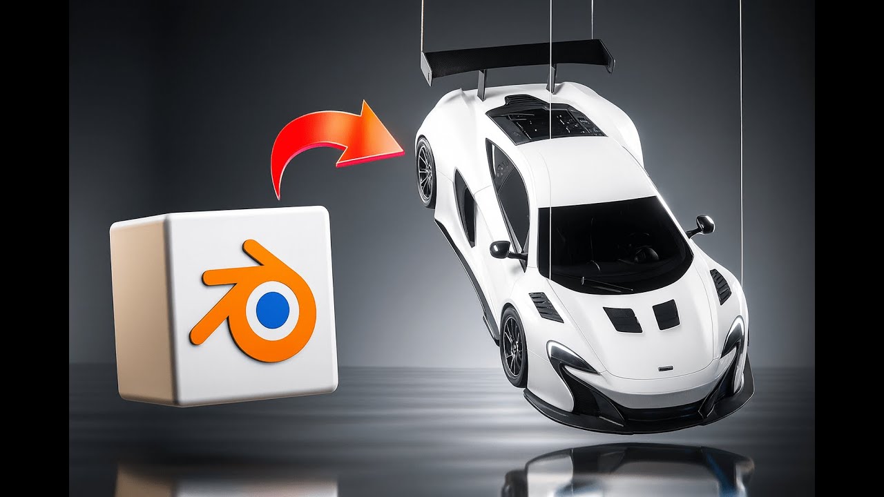 Let's Make This Cinematic Car Scene | Abstract Car Animation - YouTube