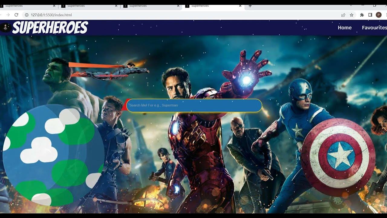 Super Hero Hunter App Using Vanila Javascript - YouTube