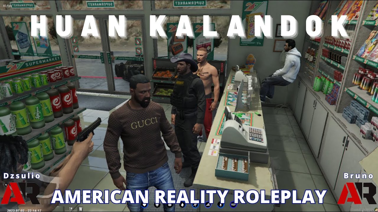 Gta 5 American Reality Roleplay - Huan kalandok 4.Rész. TÚSZOK LETTÜNK ...