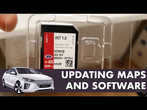 Hyundai Ioniq - Updating firmware and navigation maps - YouTube