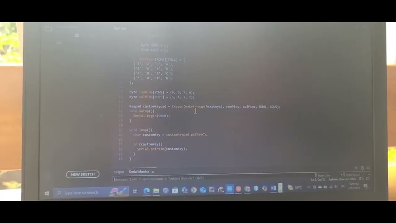 SE1822_Group6_Slot8_Keypad 4x4 - YouTube