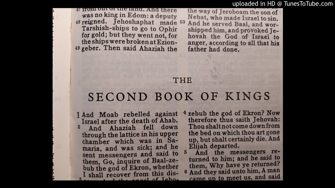 2 Kings 1 - YouTube