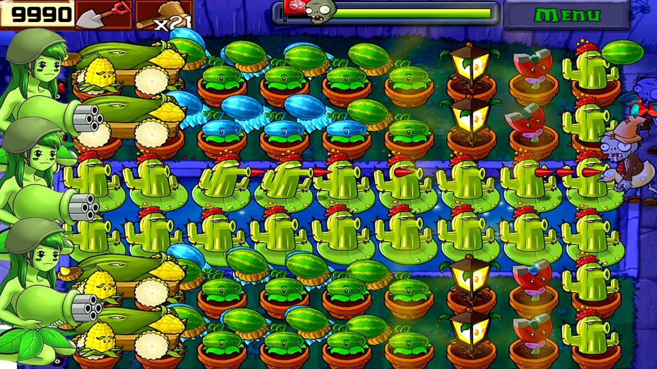 Plants Vs Zombies Mod Menu Survival Day | Plants vs.Zombies GamePlay ...