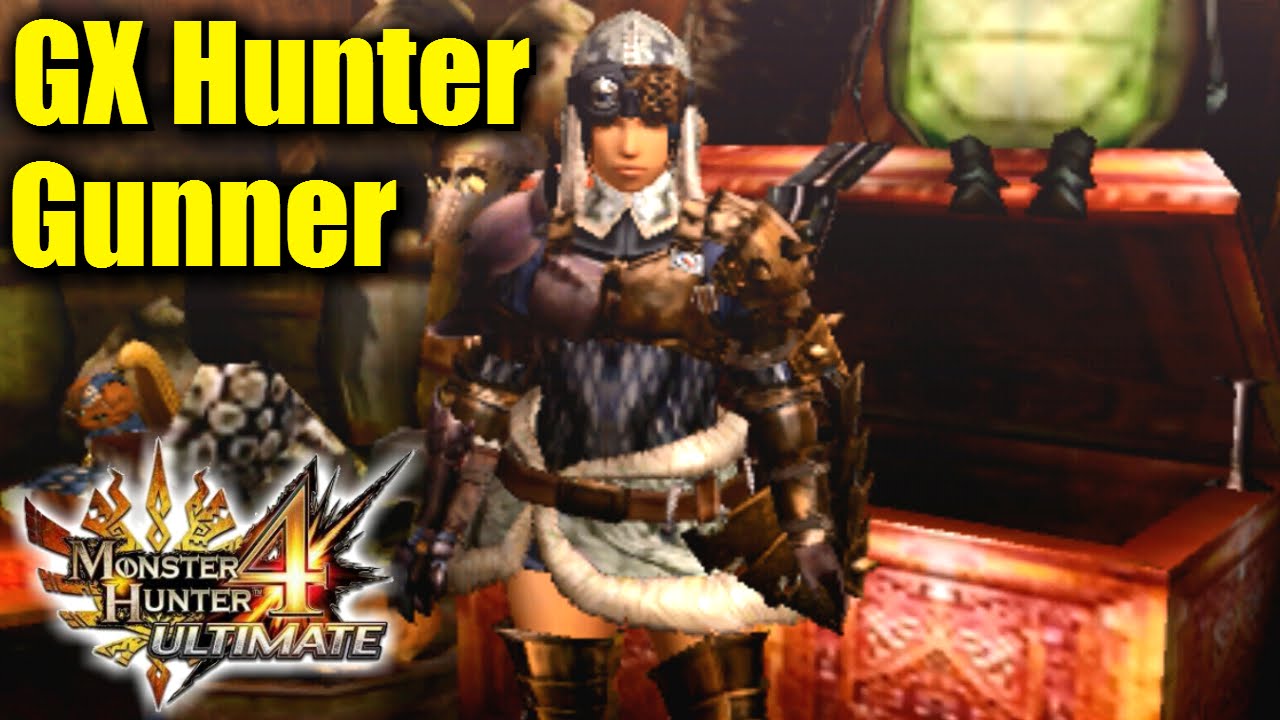 Monster Hunter 4U G Rank Armor Overview: GX Hunter Gunner - YouTube
