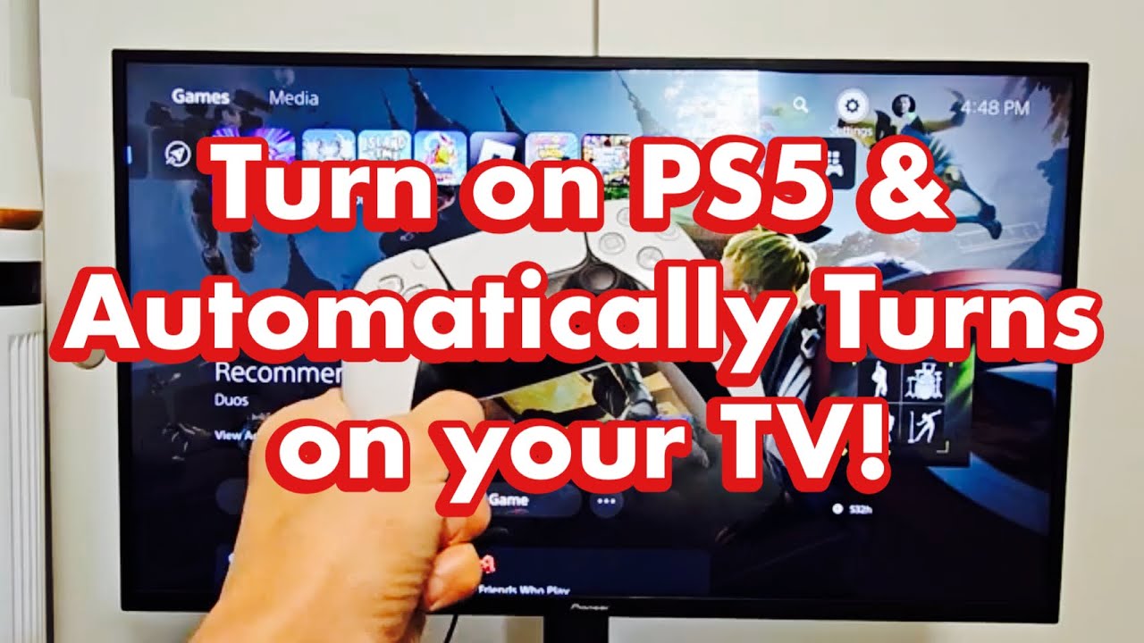 How to Turn on PS5 & Automatically Turn On TV too. (plus tips) - YouTube