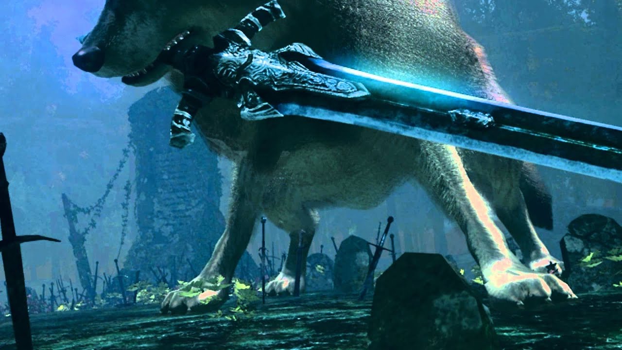 Dark Souls - BOSS/JEFE - Great Grey Wolf Sif/ Sif el Gran Lobo Gris ...