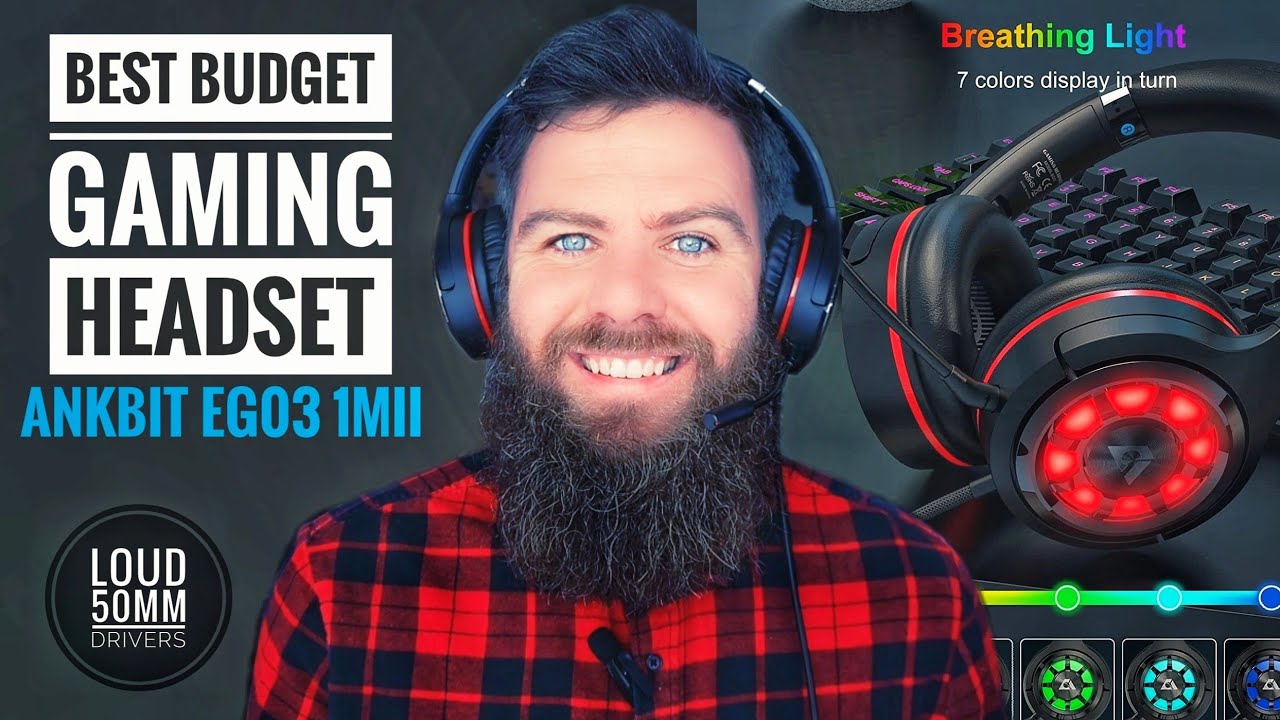 Ankbit EG03 by 1Mii Gaming Headset (Noise Canceling Microphone) Full ...