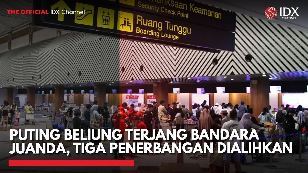Puting Beliung Terjang Bandara Juanda, Tiga Penerbangan Dialihkan ...