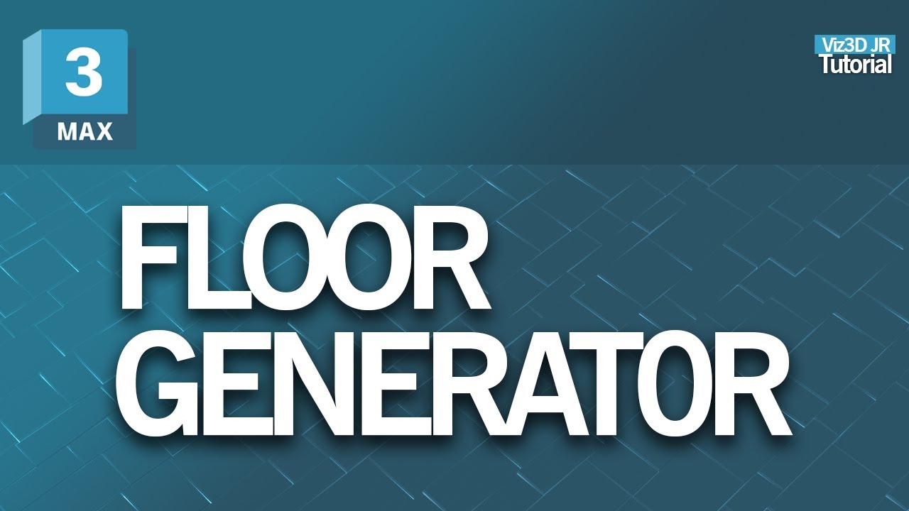 Floor Generator Plugin 3Ds Max Tutorial - YouTube