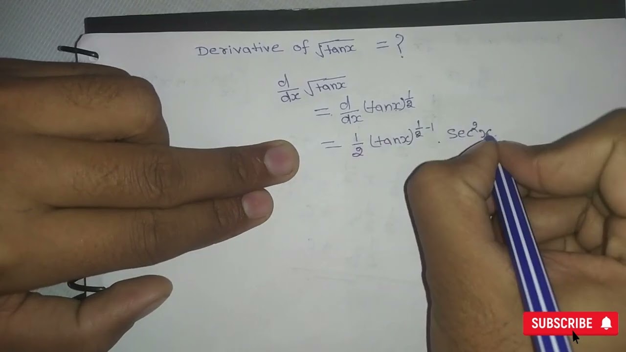 Root Tan X Derivative Derivative Root Tan X Differentiate tan x