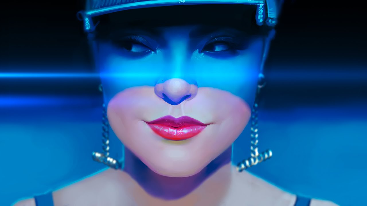 Painting Becky G - YouTube